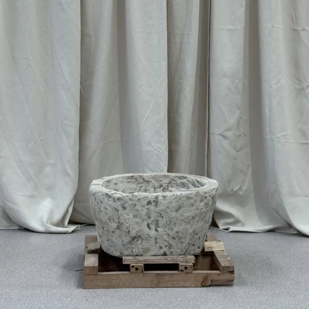 Antique Limestone Planters – The Balcony Garden