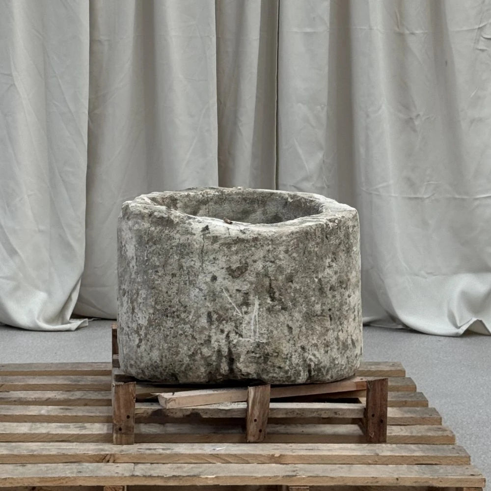 Antique Limestone Planters – The Balcony Garden