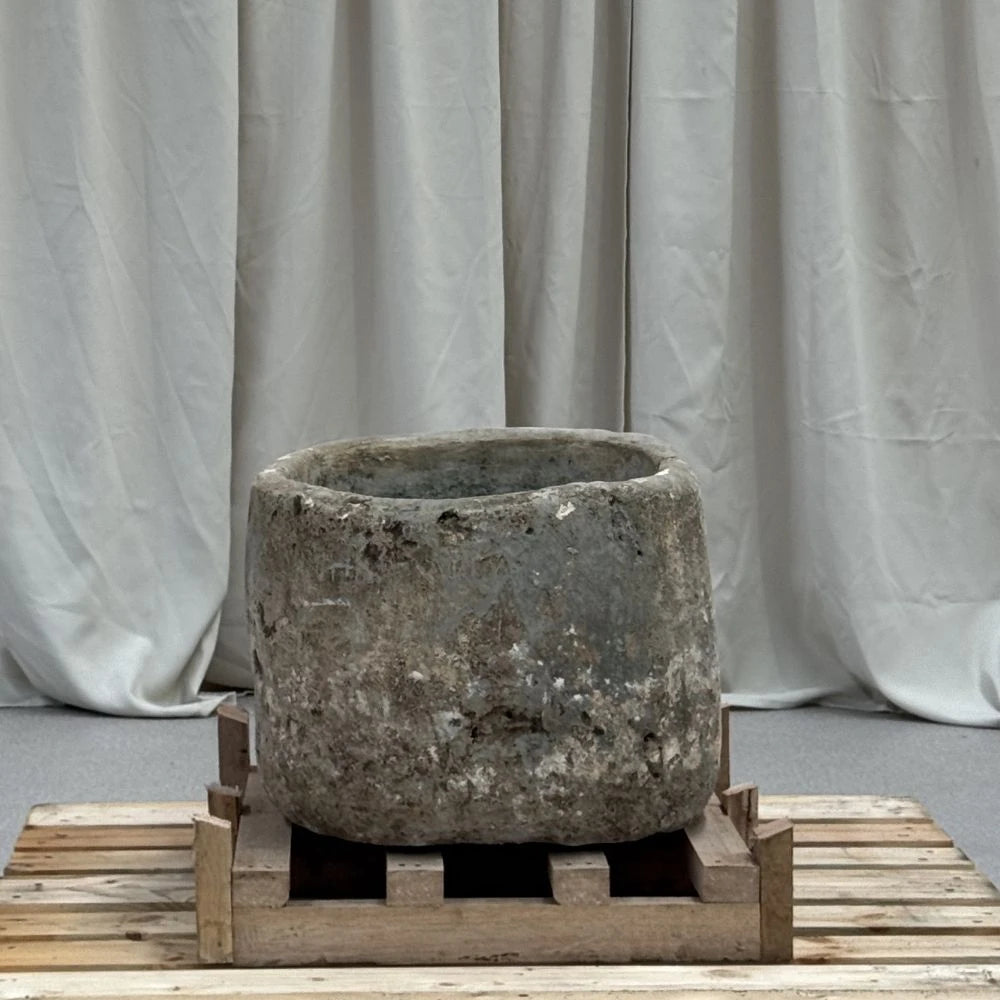 Antique Limestone Planters – The Balcony Garden
