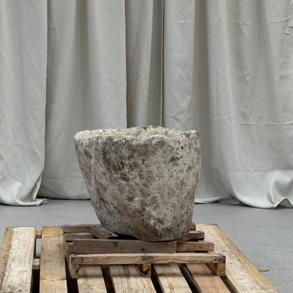 Antique Limestone Planters – The Balcony Garden
