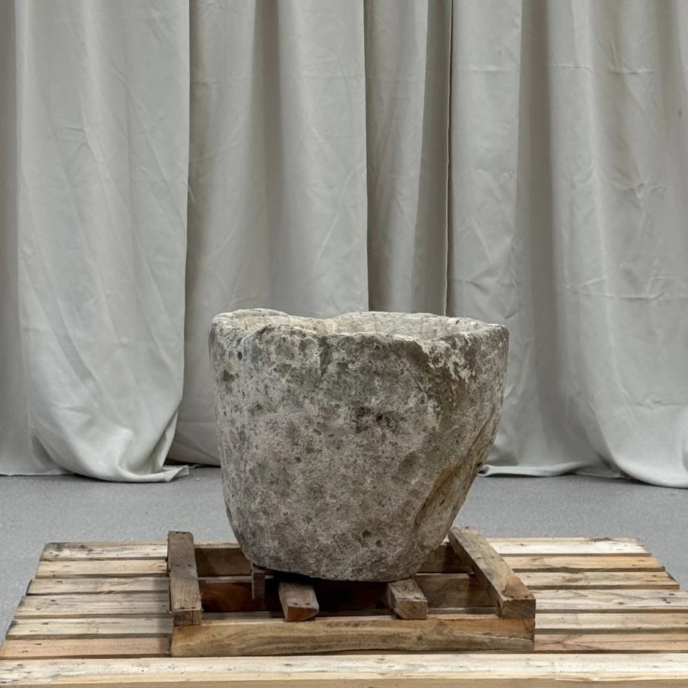 Antique Limestone Planters – The Balcony Garden
